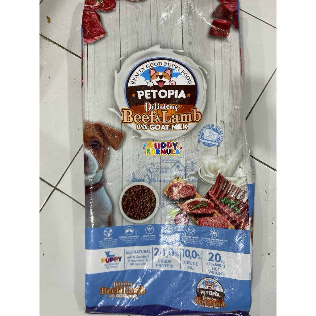 Jual Petopia Dog PUPPY Food 20kg | Shopee Indonesia