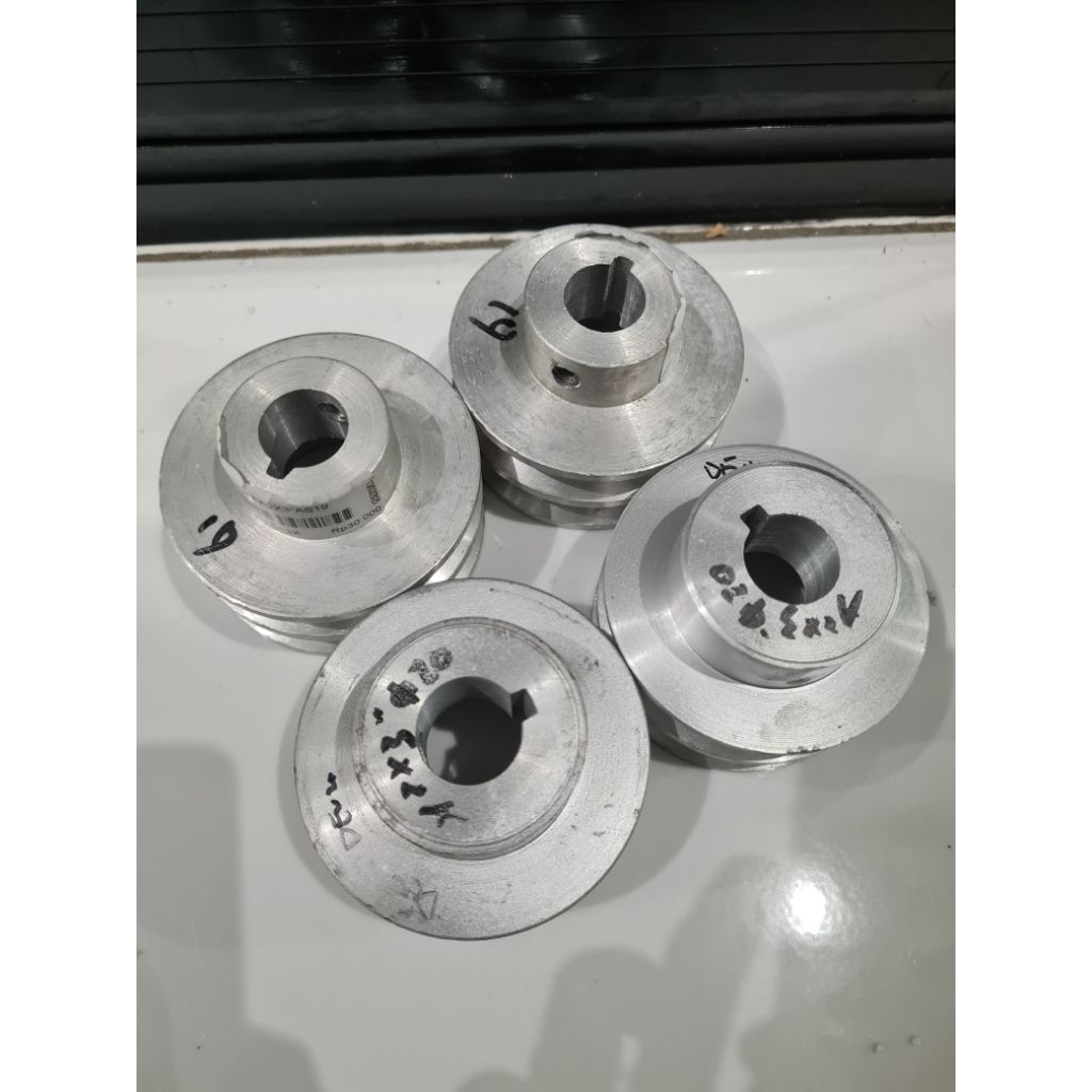Jual Pulley Aluminium /Pulley Dinamo Penggerak / Pulley Mesin Penggerak ...