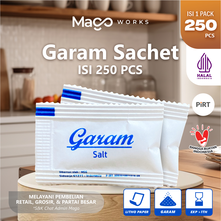 Jual Madani Sukses Gemilang / Garam Sachet Beryodium / 1 Pack isi 250 ...
