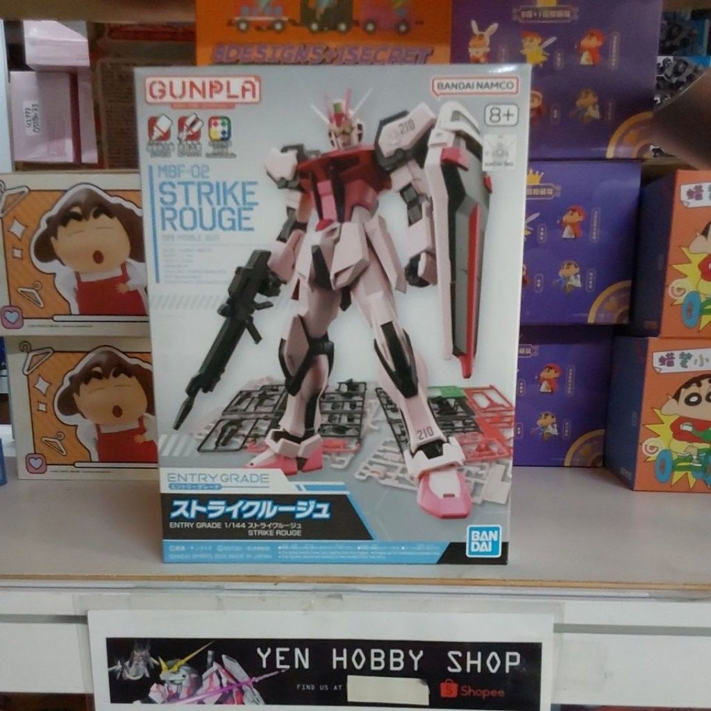 Jual GUNDAM ENTRY GRADE STRIKE ROUGE 68321 [ORIGINAL BANDAI] | Shopee ...