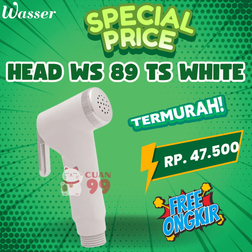 Jual Wasser Kepala Jet Shower Toilet WS 89 TS Head Closet Bidet | Shopee Indonesia