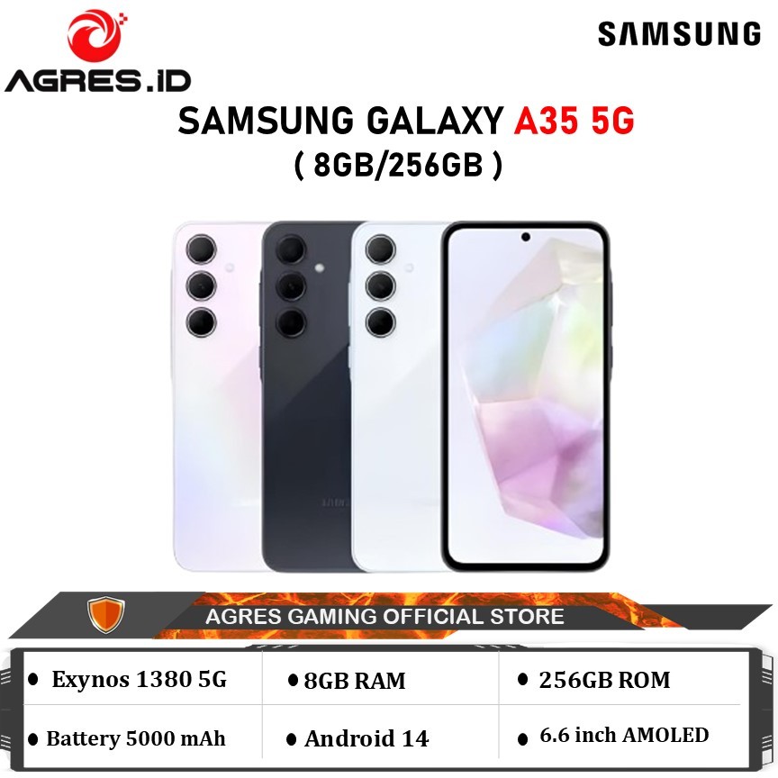 Jual Samsung Galaxy A35 5G 8GB/256GB Garansi Resmi Indonesia | Shopee Indonesia