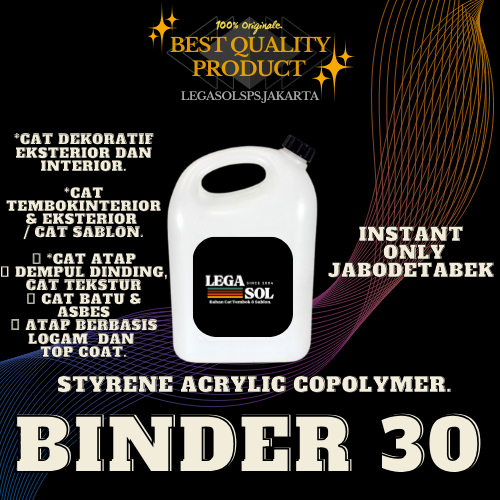 Jual Binder Styrene 30 Acrylic Copolymer. (U/Cat Tembok, Interior ...