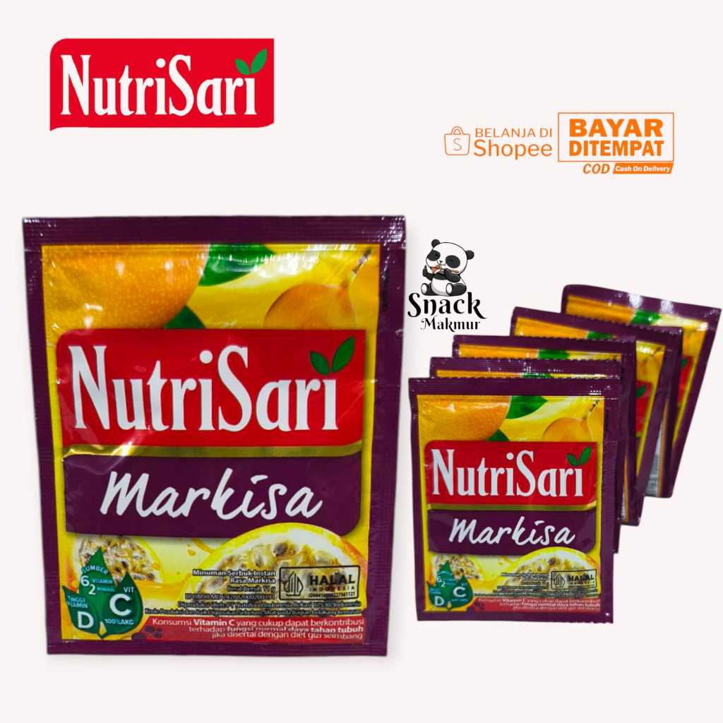 Jual NUTRISARI RASA MARKISA 1 RENCENG 10 PCS | Shopee Indonesia