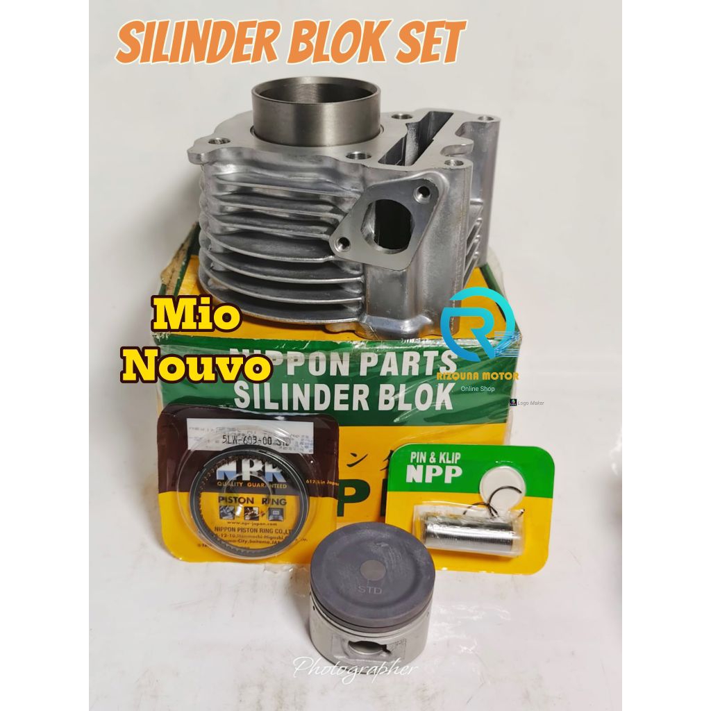 Jual Silinder blok kit set komplit + piston kit Mio / Nouvo kode part ...