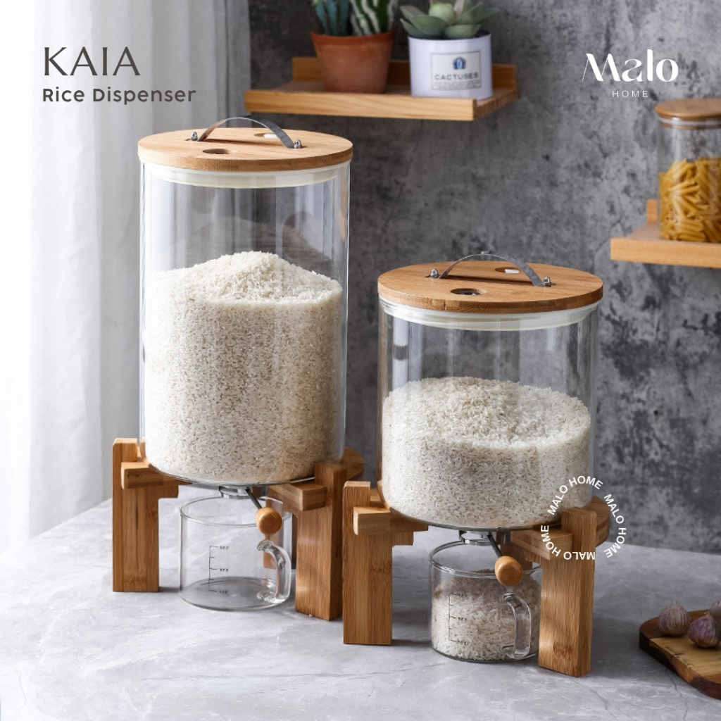 Jual MALOHOME - KAIA Rice Dispencer Tempat Penyimpanan Toples ...