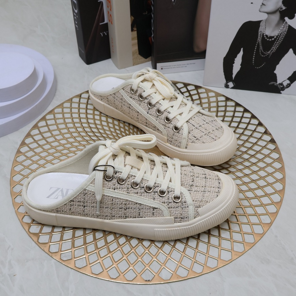 Jual recommended slip on sepatu sneakers wanita simple zara 565 ...