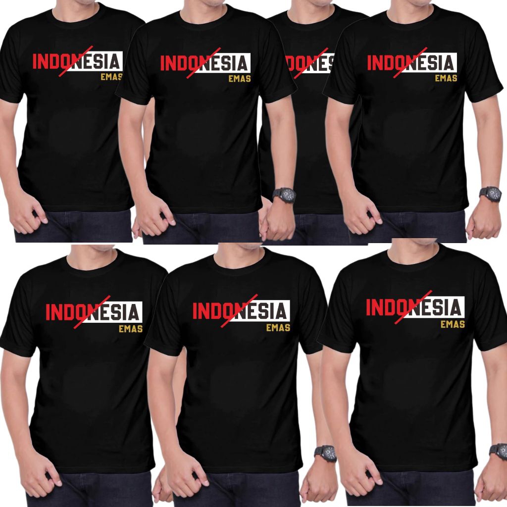 Jual T-Shirt Indoneseia Merput Merdeka Logo Garuda Terbaru 2025 Seragam ...