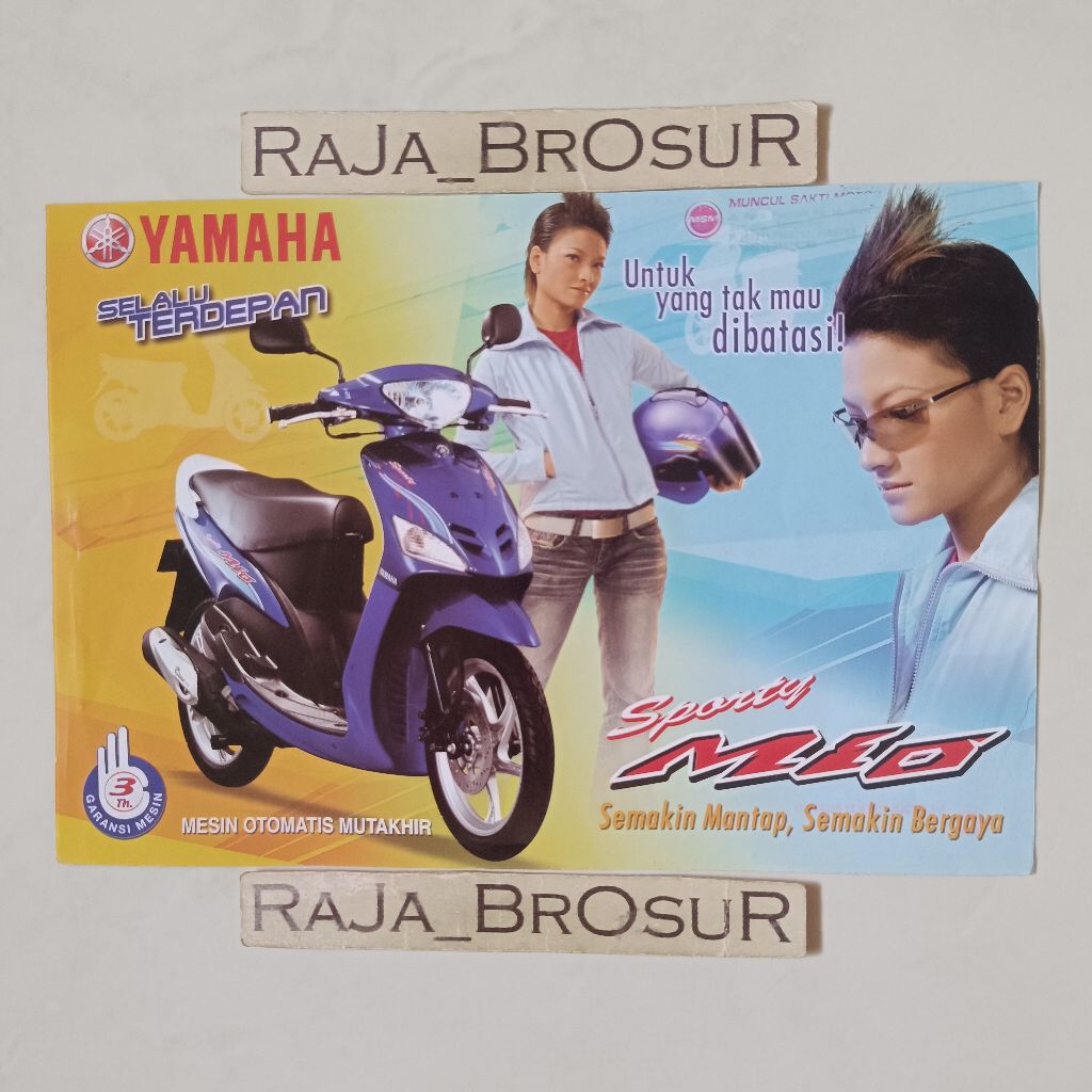 Jual Poster brosur katalog flyer Yamaha Mio Sporty AL115C 2005 | Shopee ...