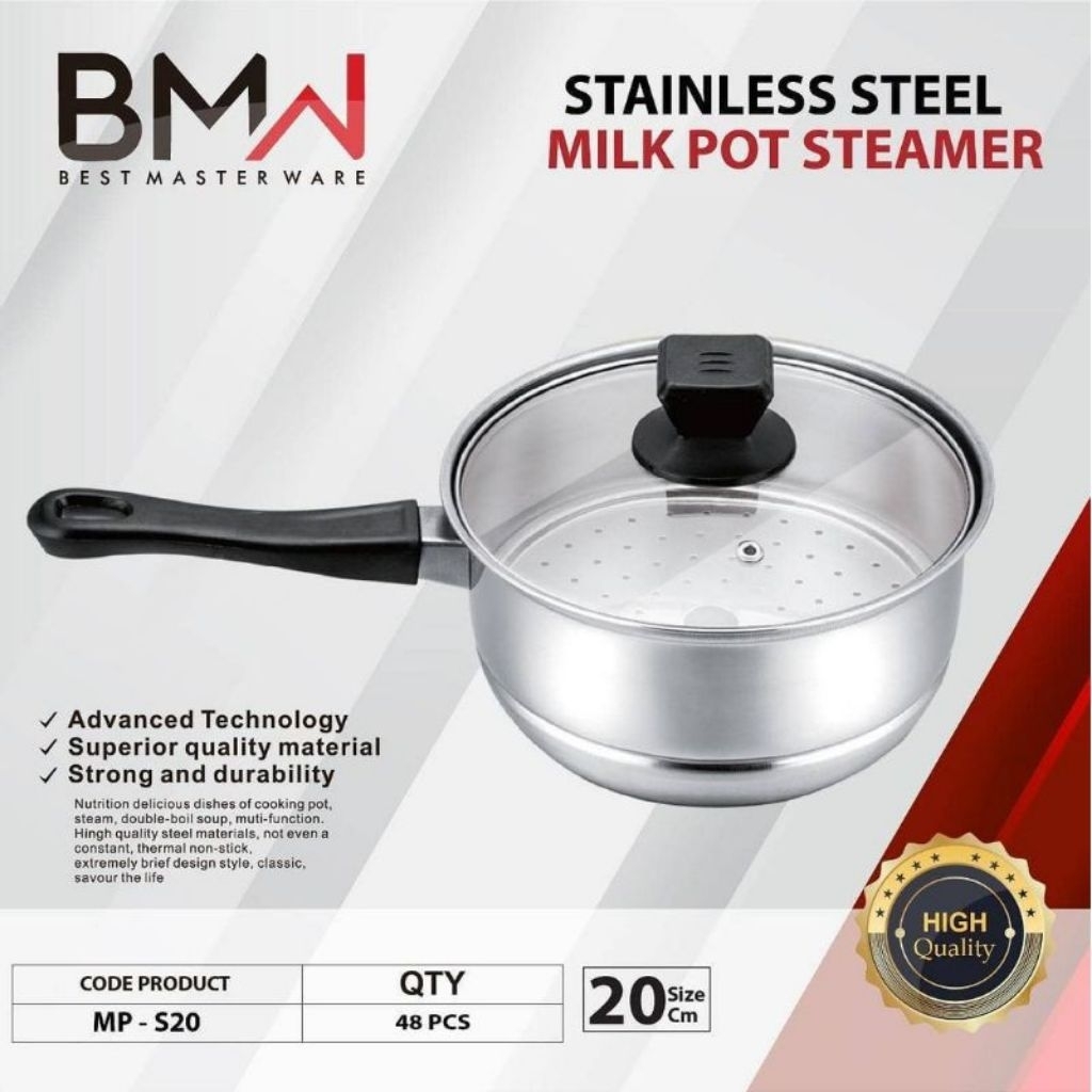 Jual Panci Susu Streamer Milk Pot Panci Susu saring Kukus / Panci Susu ...