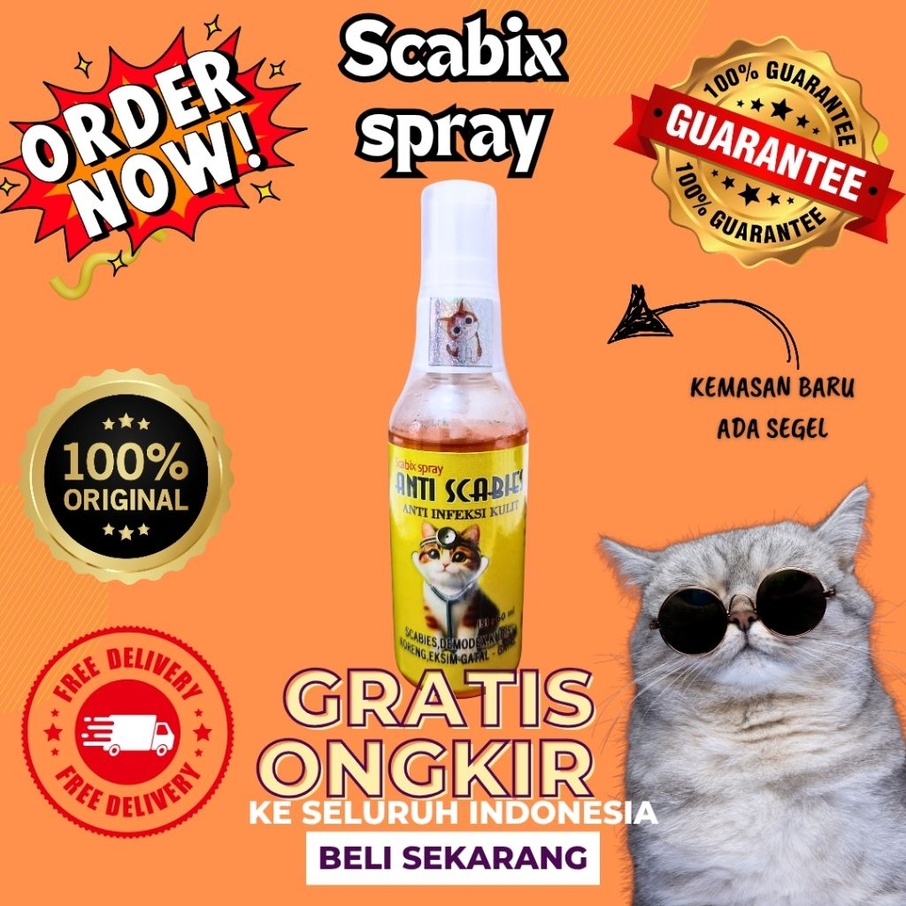 Jual SCABIX SPRAY ANTI INFEKSI KULIT , OBAT SCABIES , NO SCADIX SPRAY ...