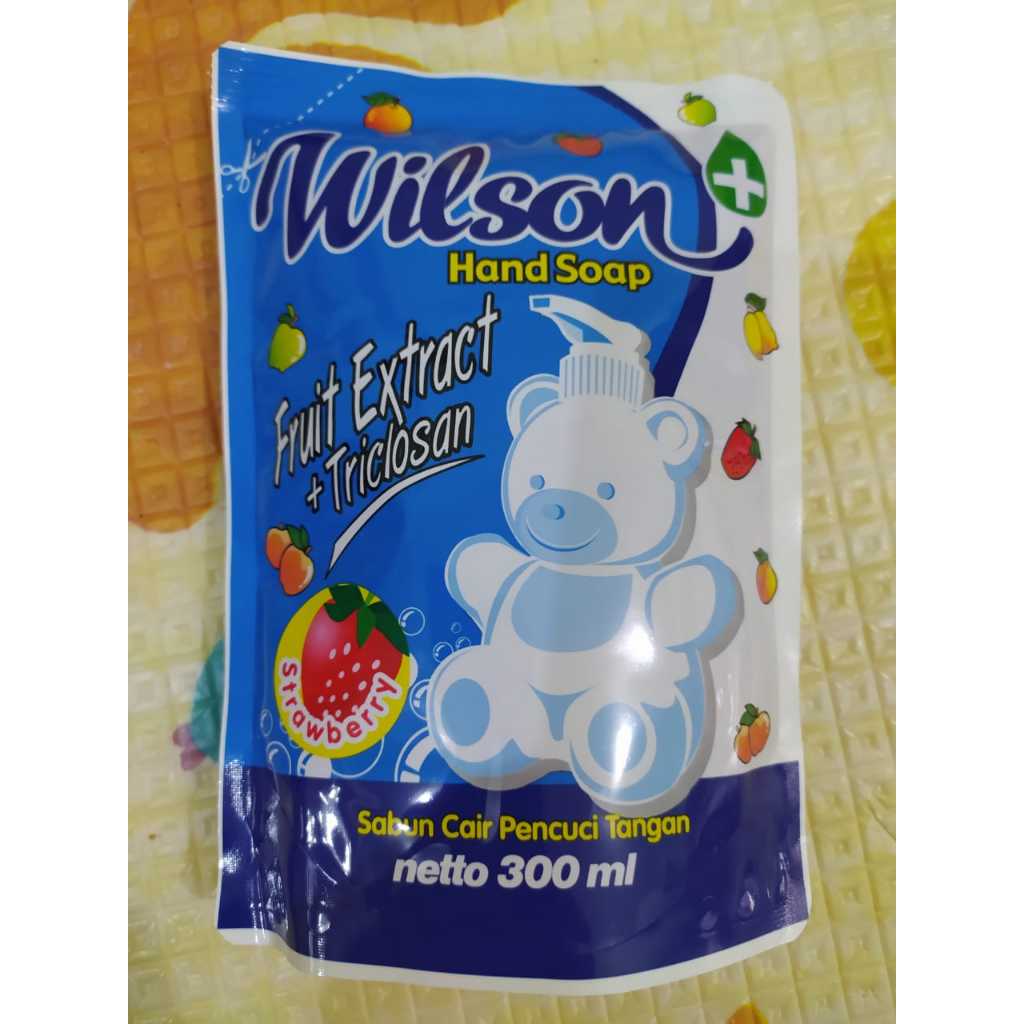 Jual RB Wilson Handsoap 300 ml Paket Promo 3 pcs acak ( Peach ...