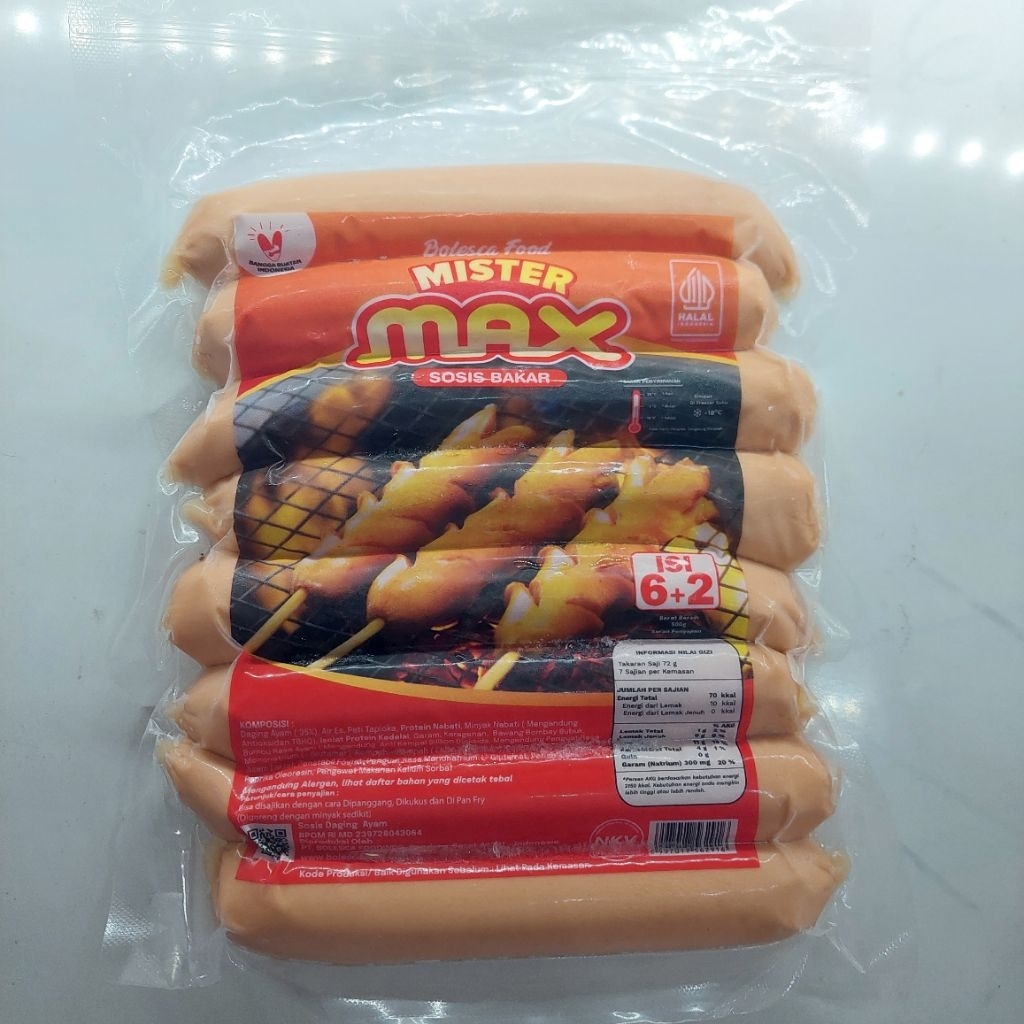 Jual SOSIS MAX/ SOSIS BAKAR/ SOSIS JUMBO ISI 8 | Shopee Indonesia