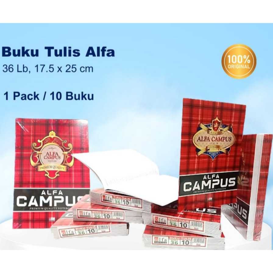 Jual Buku Boxy (Besar) Campus Alfa Campus 36 Lembar (PAK) - Buku Sekolah / Catatan Ekonomis ...