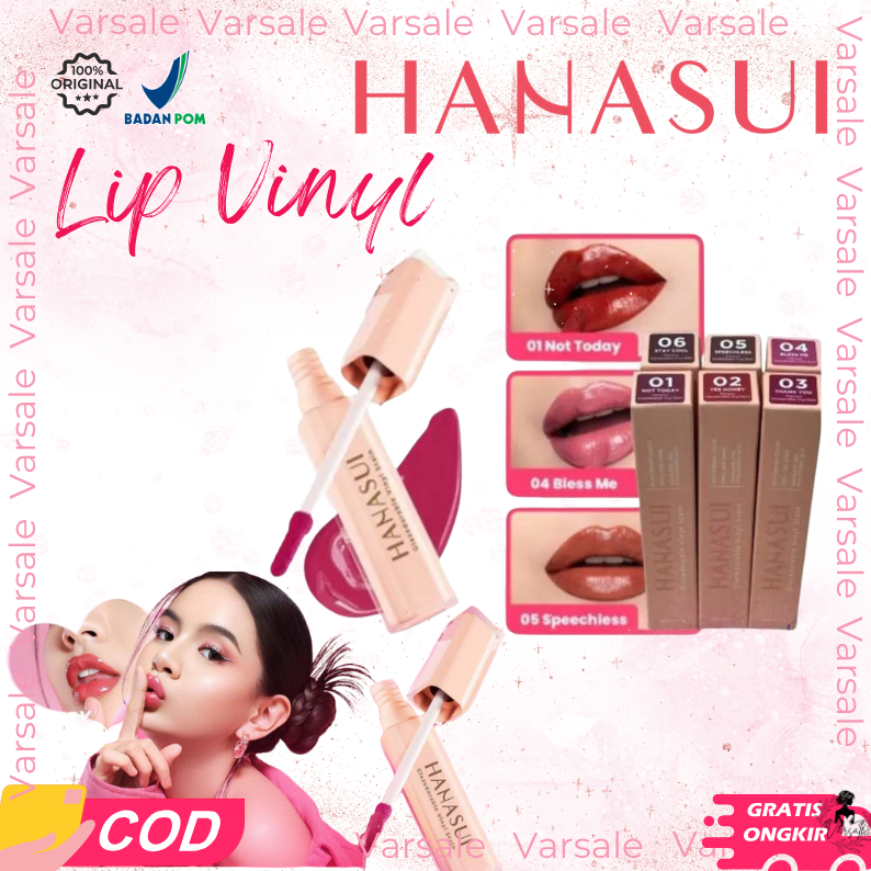 Jual HANASUI Glazedorable Vinyl Lip Stain | Hydration LIP VINYL ...