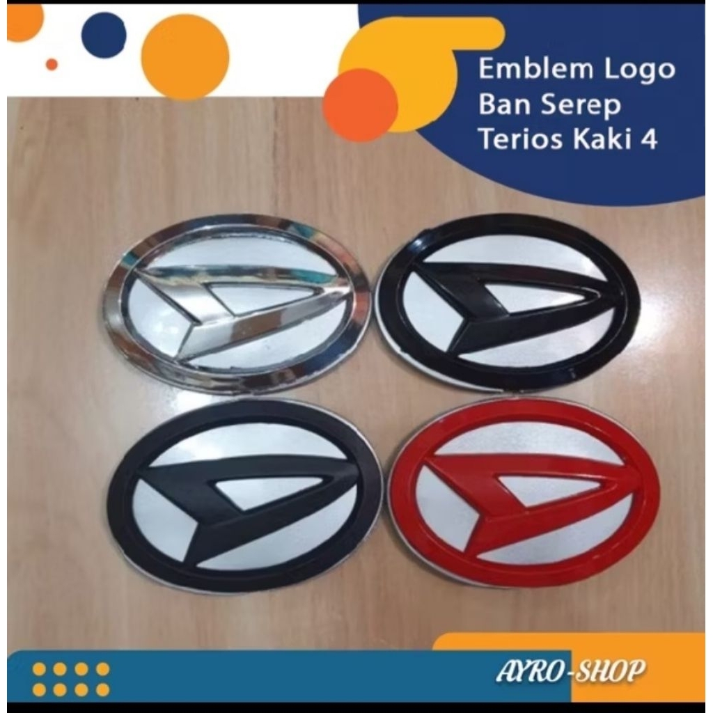 Jual Emblem Logo Ban Serep Daihatsu Terios Kaki 4 Tahun 2008-2015 ...