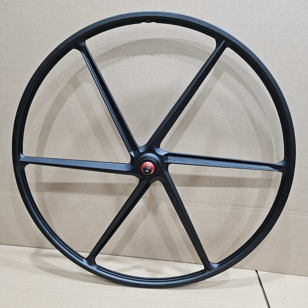 Jual Wheelset Depan NAVIGATE 6 Spoke Bahan Alloy 700c Warna Hitam ...