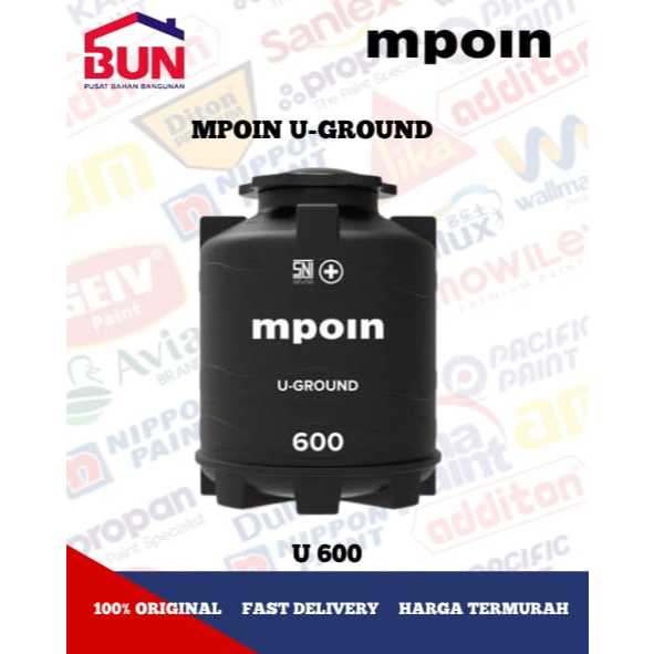 Jual TERMURAH MPOIN Tangki Tandon Toren Air U-Ground 600 Anti Bakteri ...
