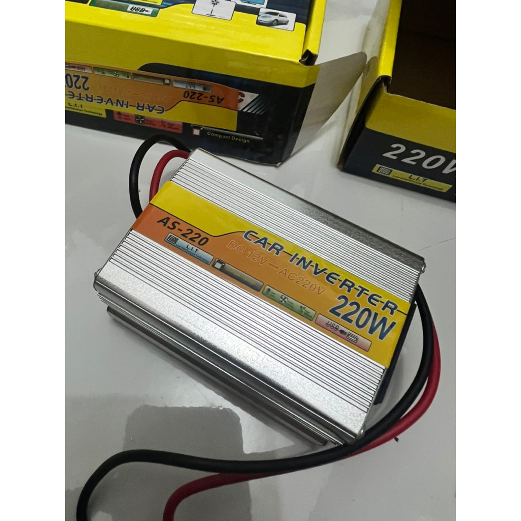 Jual Power Inverter 220 Watt 12 Volt / Inverter 220W DC 12V to AC 220V ...