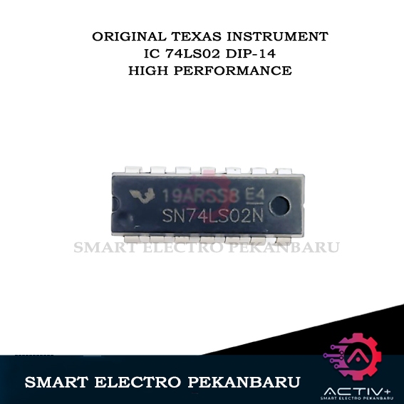 Jual ORIGINAL IC 74LS02 DIP-14 TEXAS INSTRUMENT 7402 NOR LOGIC GATE 74LS 02 74 LS02 CD7402 ...