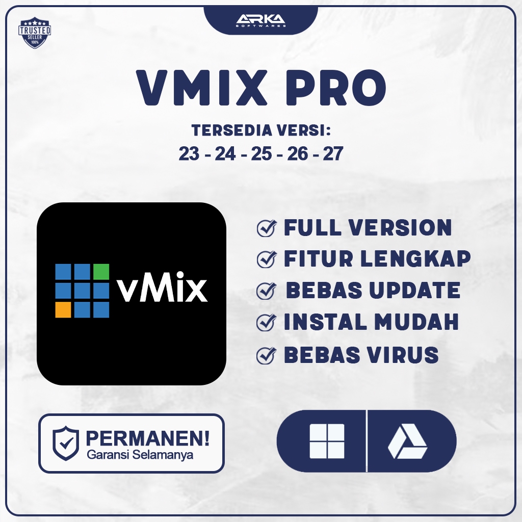 Jual Vmix Pro 27 Full Version Original No Trial Lifetime + Panduan ...