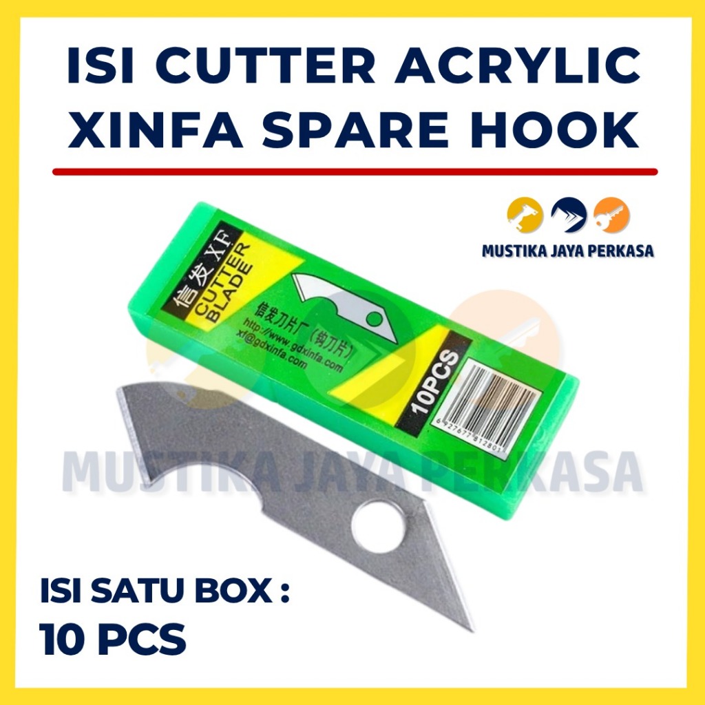 Jual Isi Cutter Akrilik / HPL Xinfa Cutter Blade Refill Mata Pisau ...