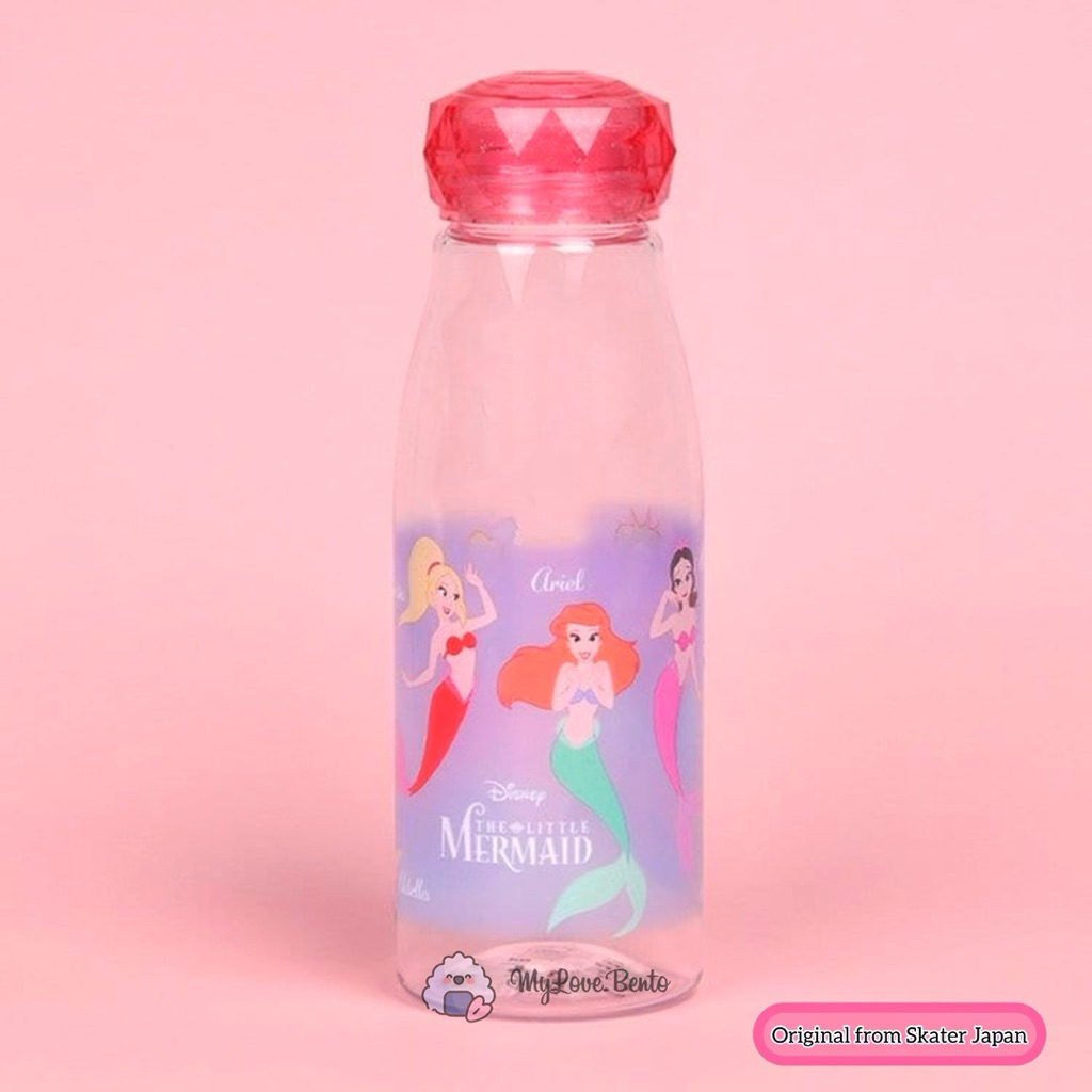 Jual Botol Minum Mermaid Ariel & Sisters Stylish Blow Water Bottle 500 ...