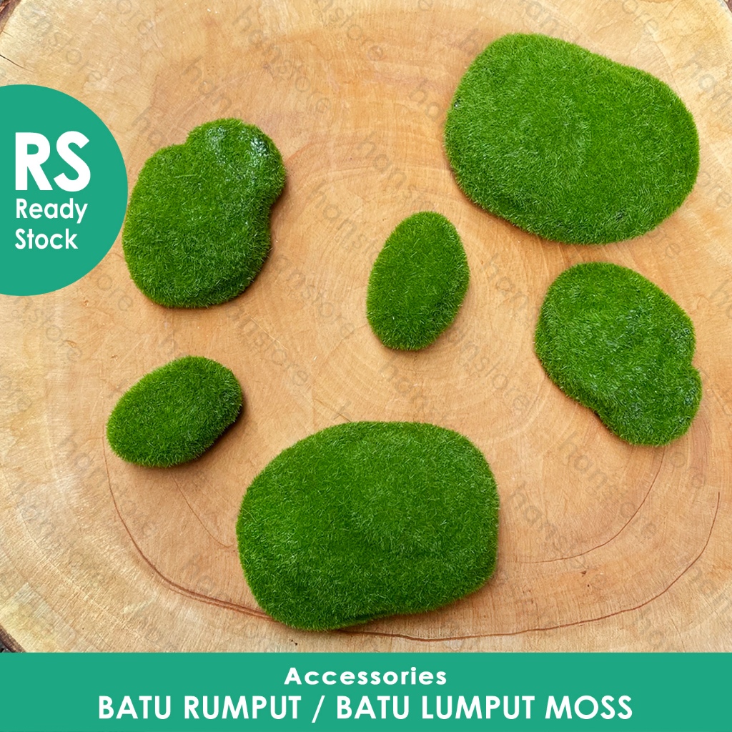 Jual Batu Rumput / Batu Lumut Moss Artificial / Mossrocks / Palsu ...