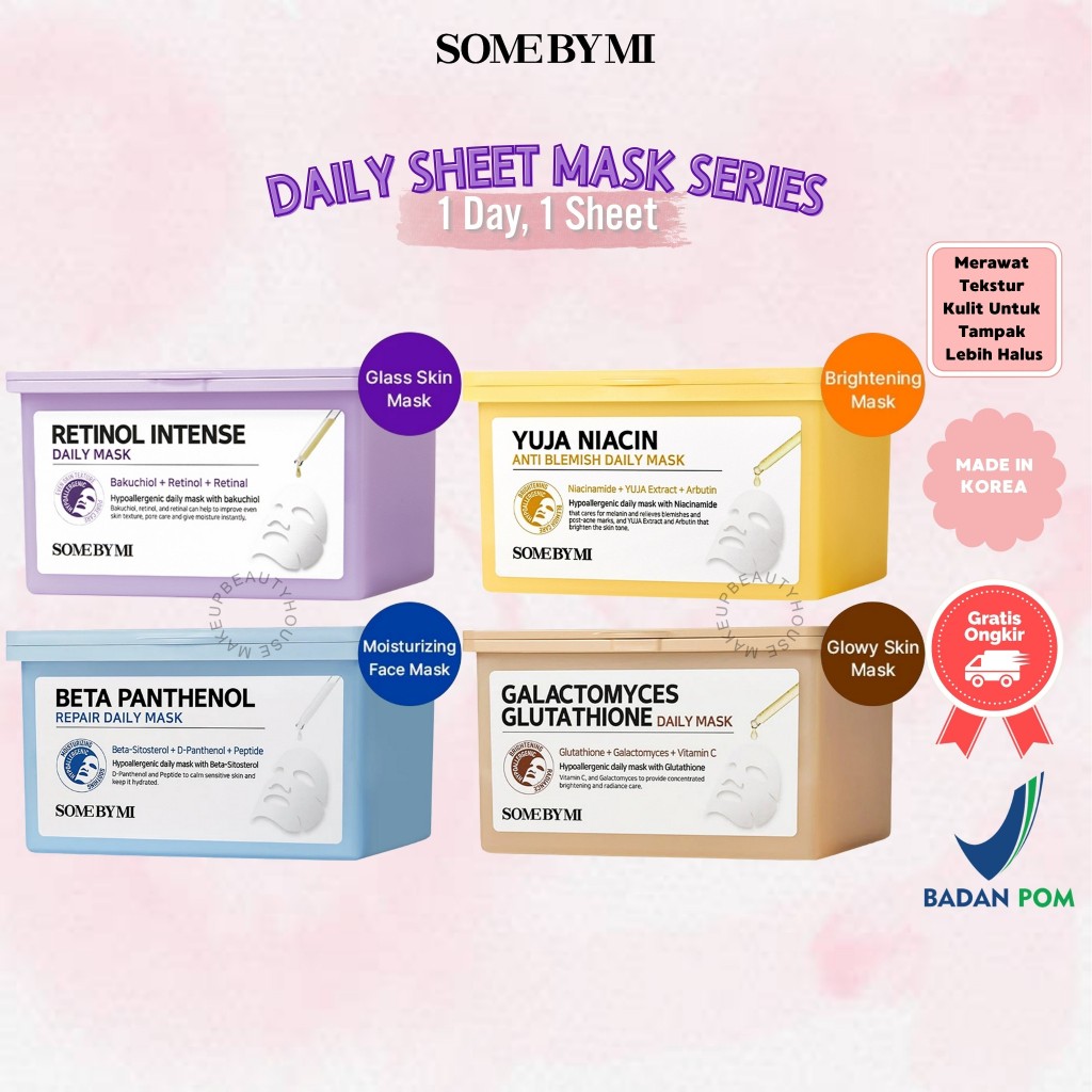 Jual SOMEBYMI Galactomyces Glutathione | Retinol | Yuja | Beta Daily ...