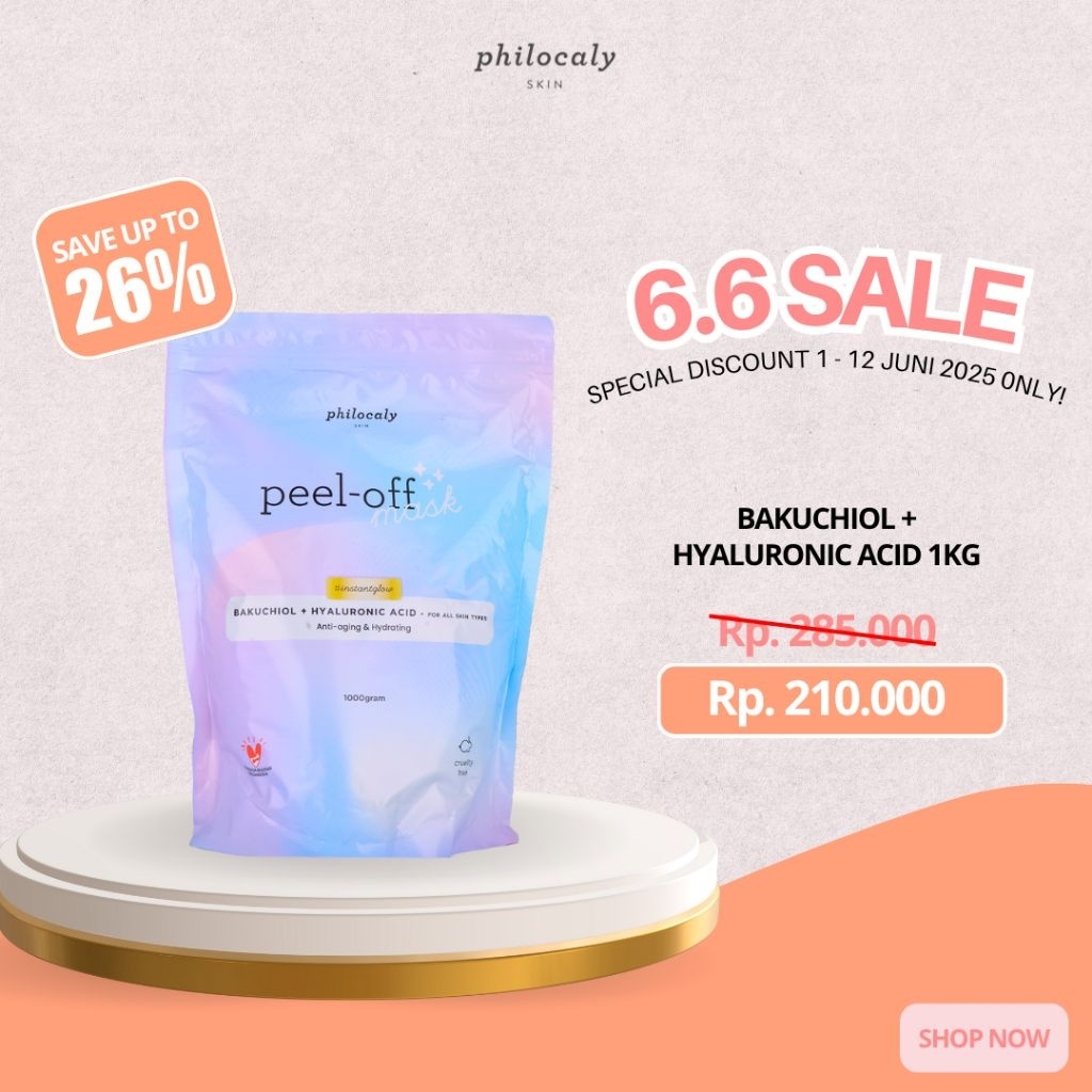 Jual Philocaly Skin Masker Peel Off / Rubber Mask Bakuchiol ...