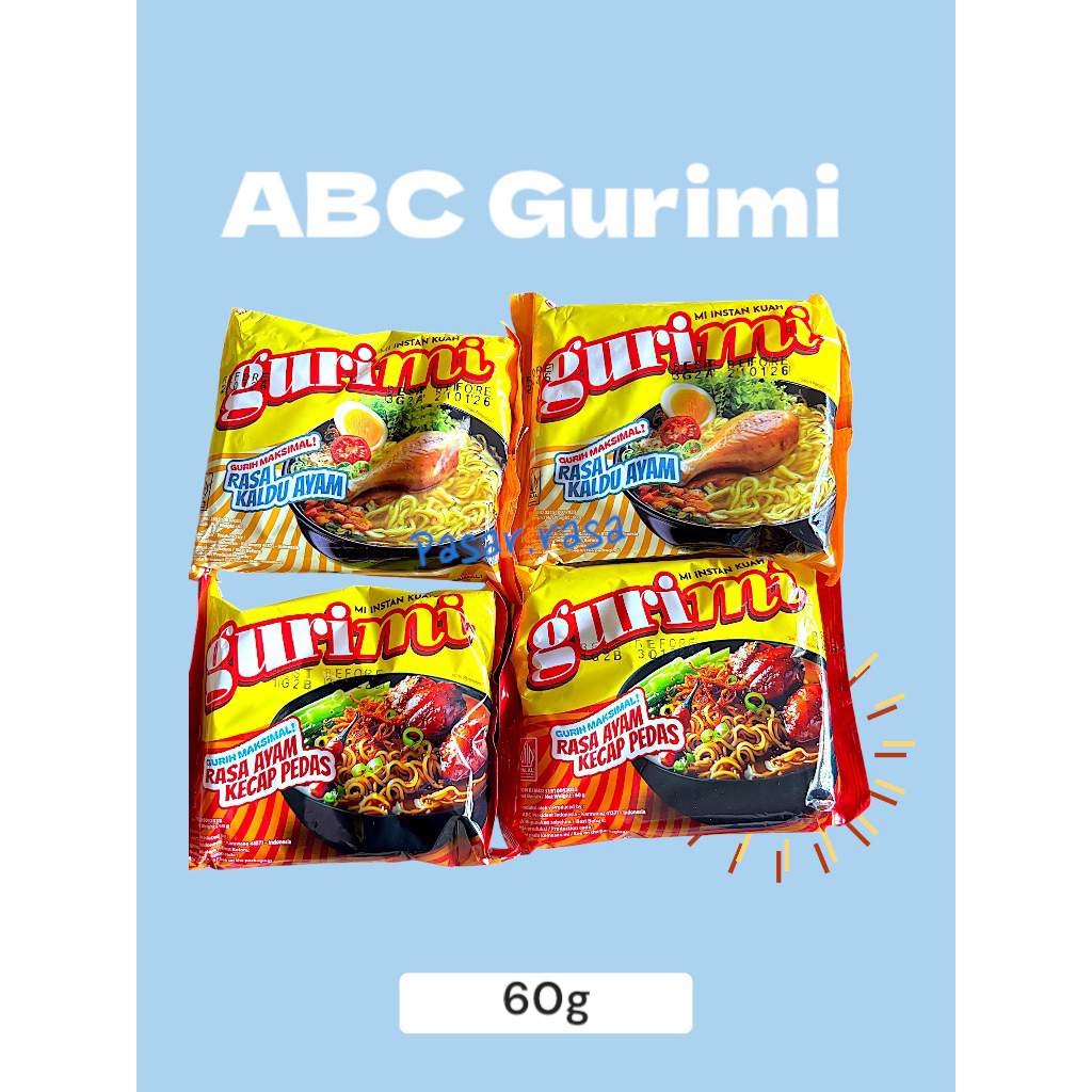 Jual Mie Gurimi ABC 60g | Shopee Indonesia