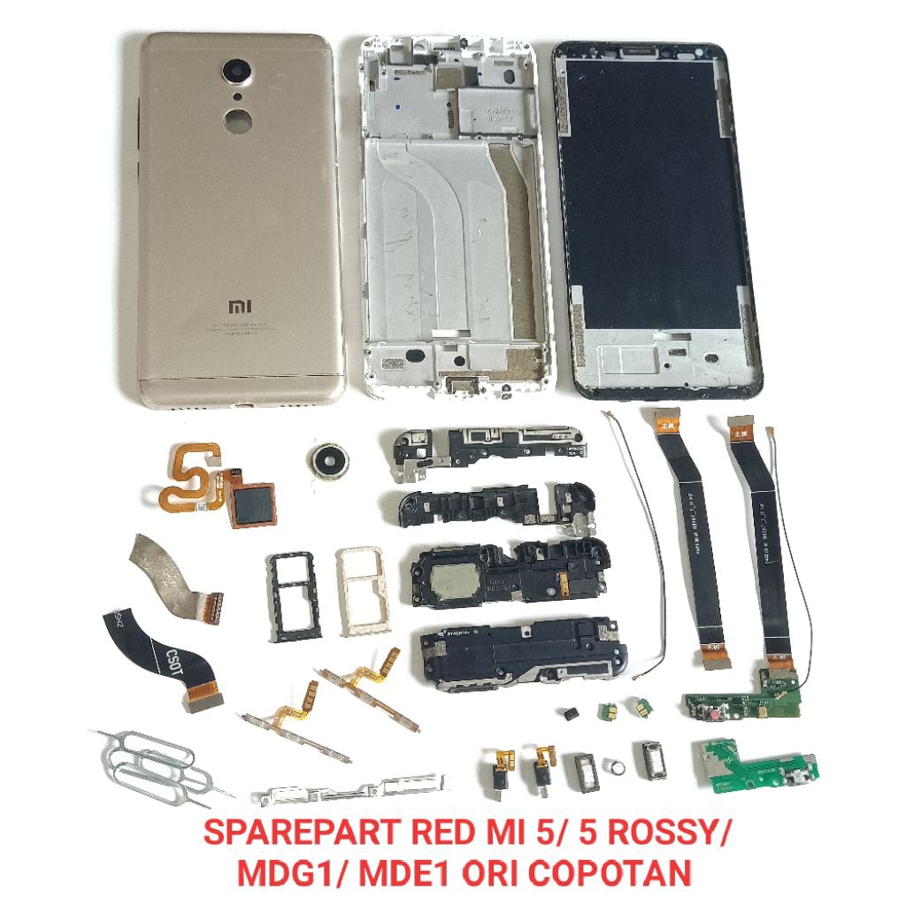 Jual Sparepart Xiaomi Redmi 5 MDG1 / 5 Rossy MDE1 MDG1 Original Copotan ...
