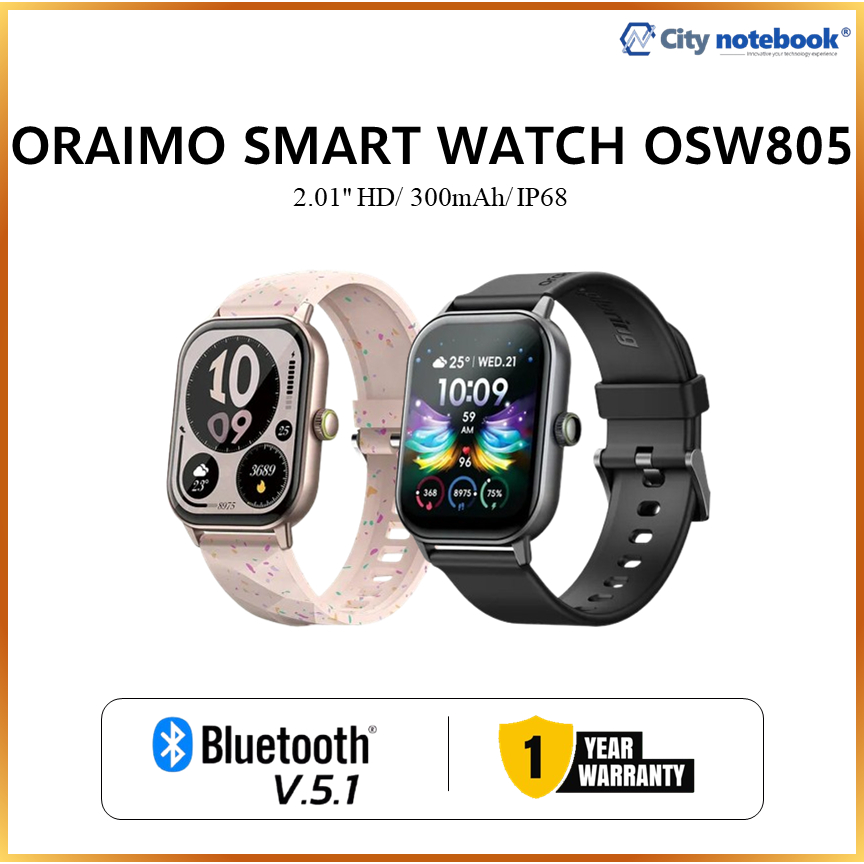 Jual ORAIMO SMART WATCH OSW-805 GARANSI RESMI | Shopee Indonesia