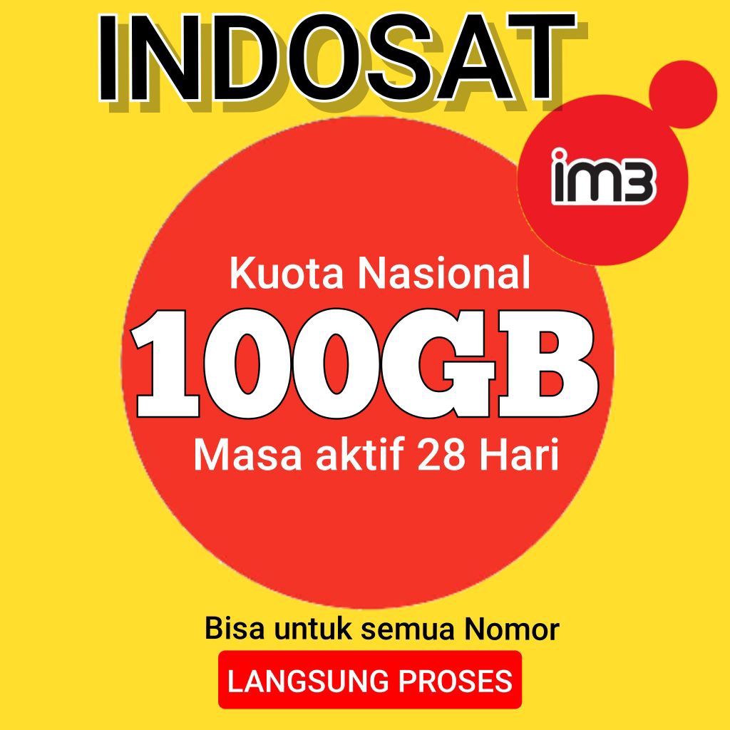 Jual PAKET DATA/KUOTA INDOSAT FREEDOM INTERNET 100GB | Shopee Indonesia