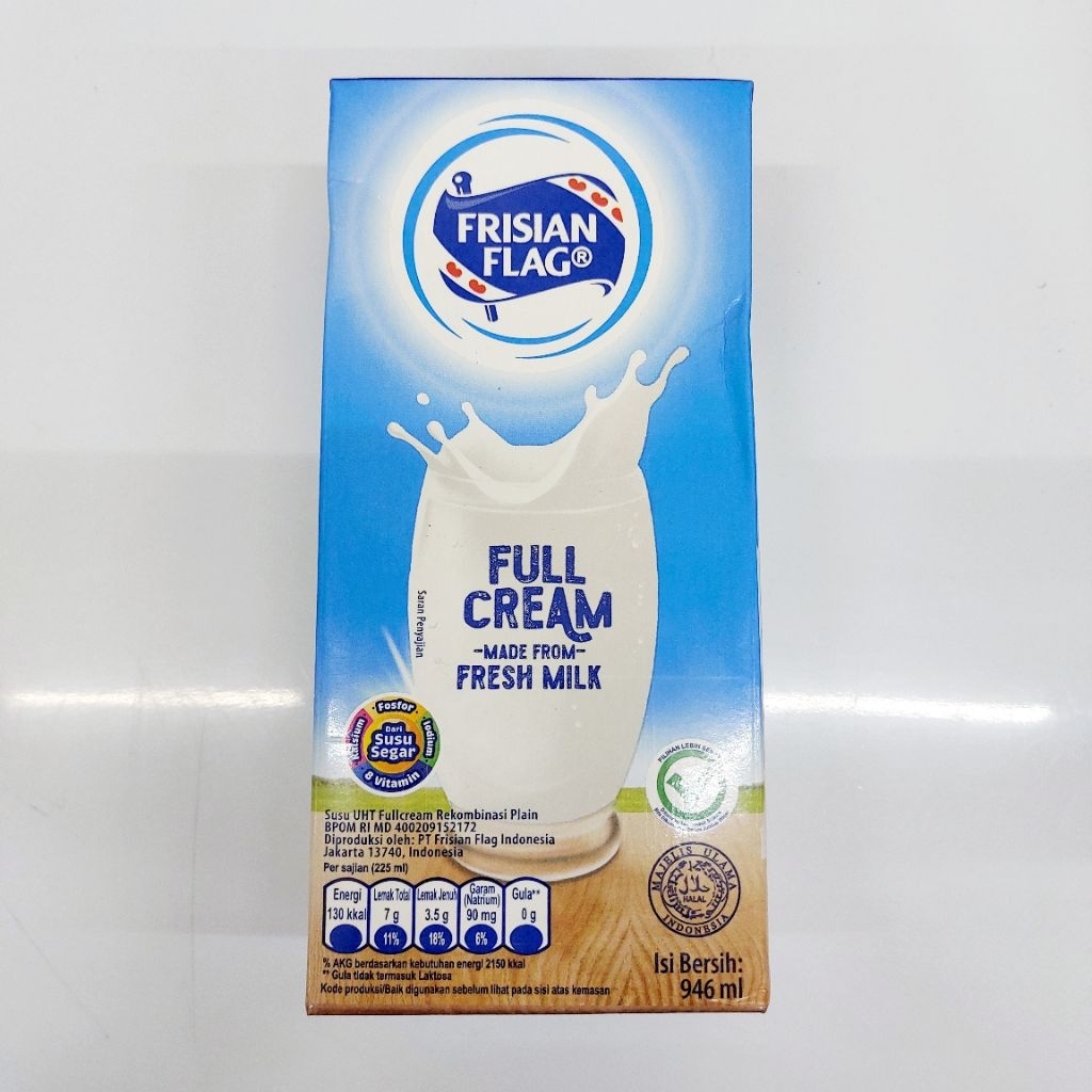 Jual Frisian Flag UHT Full Cream 946 ml | Shopee Indonesia