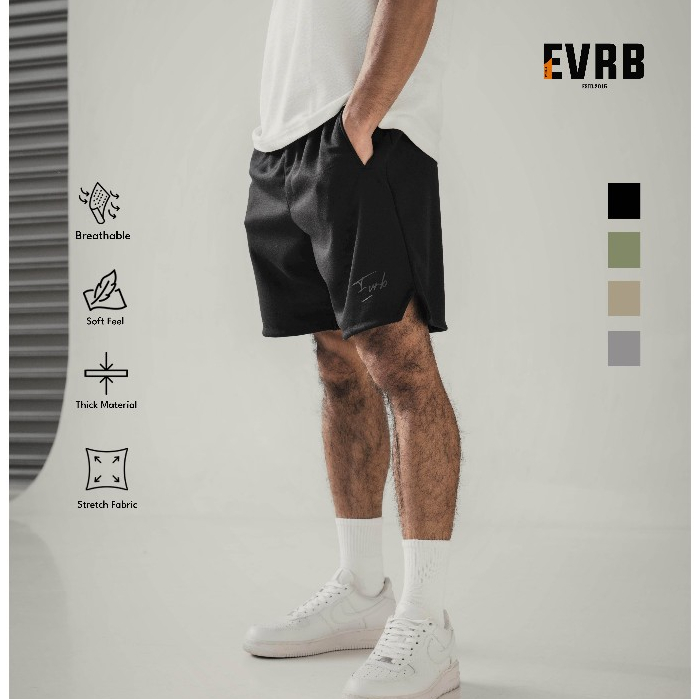 Jual EVRB Celana Pendek Sweatpants Short Basic - Evrb Logo Essentials ...
