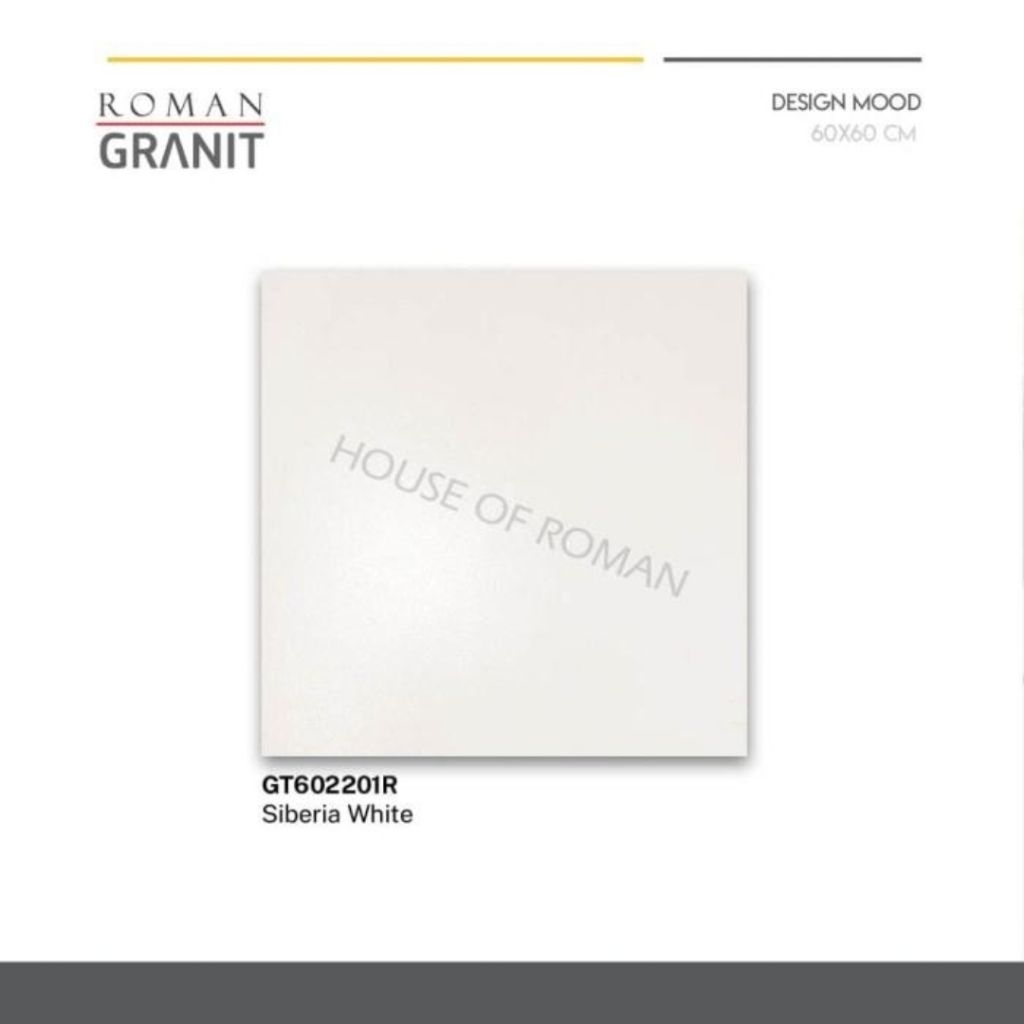 Jual Roman Granit Lantai 60x60 Siberia White (Design Mood) / Granit ...