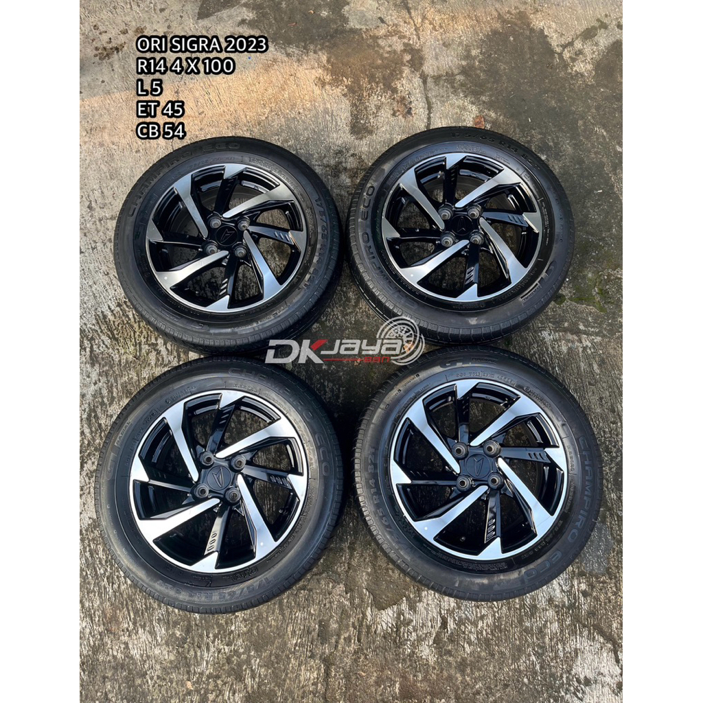 Jual VELG ORI SIGRA 2023 R14 4X100 (HARGA UNTUK 4PCS VELG) | Shopee ...