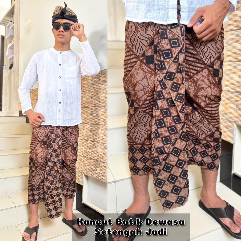 Jual kain pria bali batik setengah jadi | Shopee Indonesia