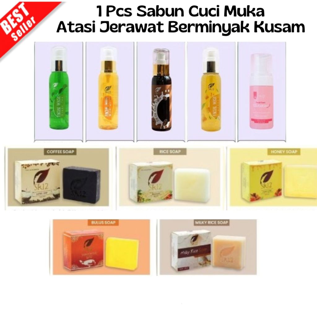 Jual SR12 SABUN WAJAH ORIGINAL SABUN MUKABPOM ATASI KULIT KERING KUSAM ...