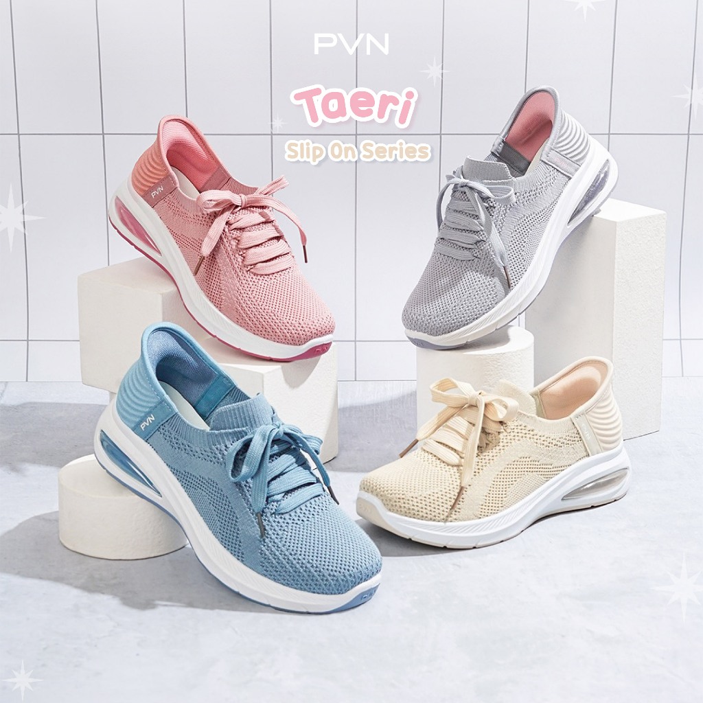 Jual PVN Taeri Slip On Sepatu Sneakers Olahraga Wanita Sport Shoes ...