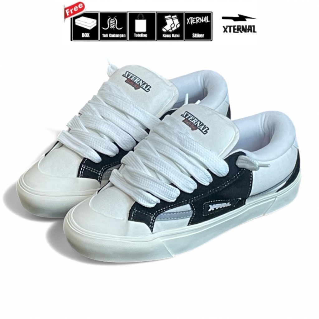 Jual Sepatu Sneaker Fat Shoes XternalStepSure Skateboard Gemuk ...