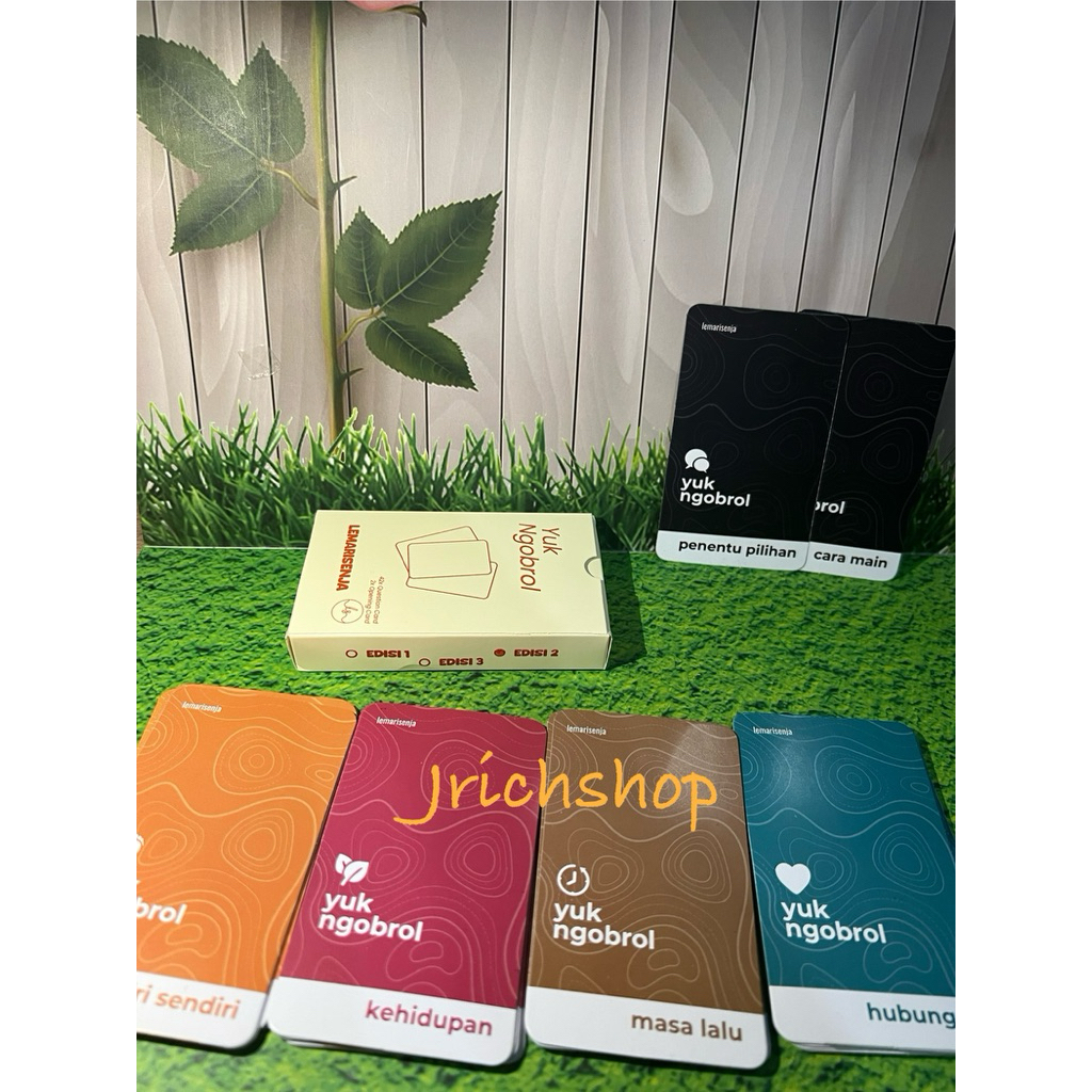 Jual Kartu Permainan - Yuk Ngobrol edisi kedua isi 50Kartu - Kartu deep ...