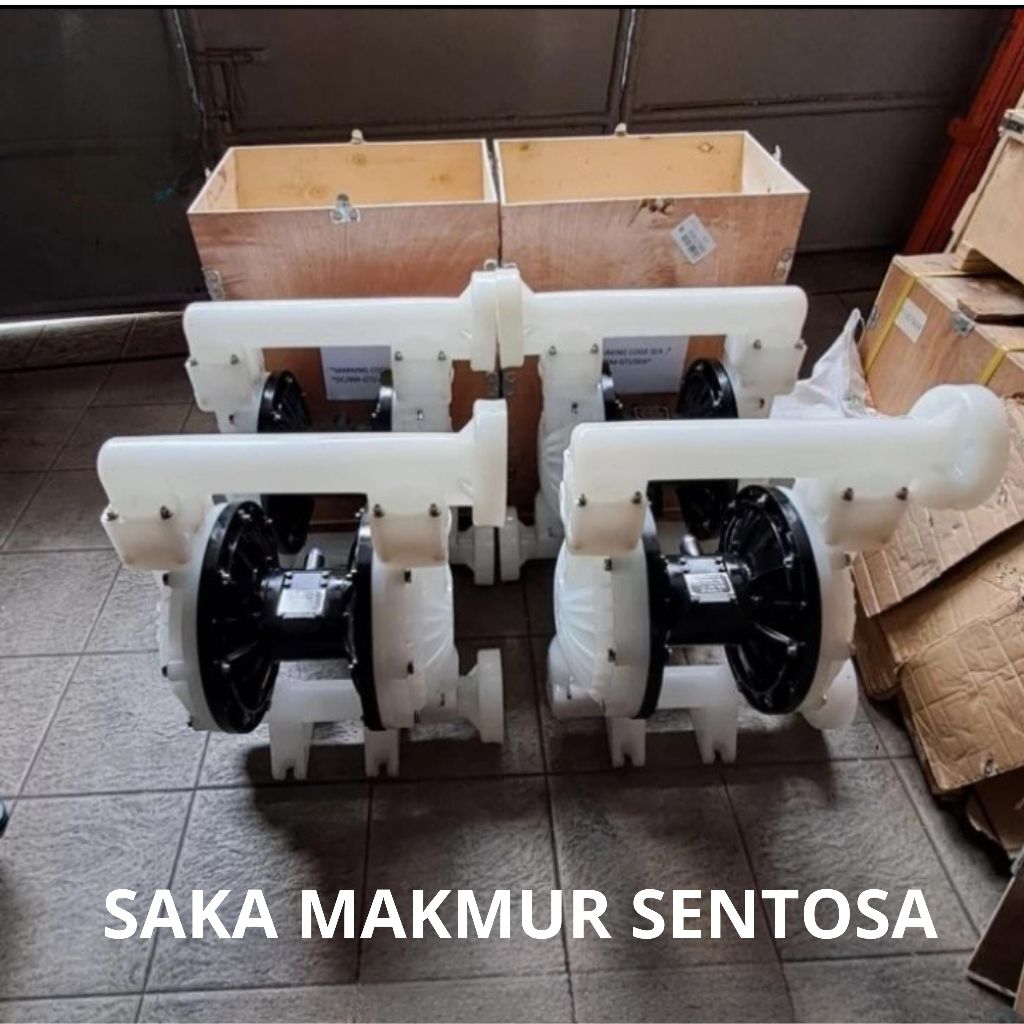 Jual Pompa Diaphragm QBK/QBY 50 AODD 2 inch (Body polypropylene / PP) | Shopee Indonesia