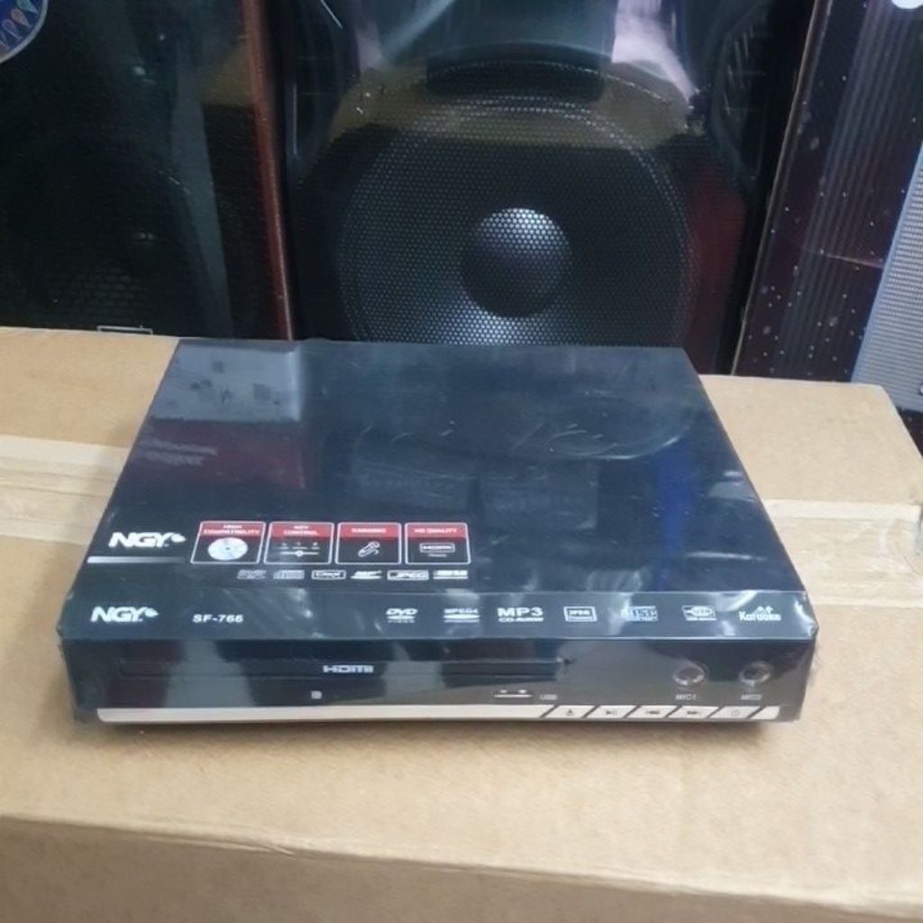 Jual DVD Player NAGOYA HDMI SF 766 Mini 16 Oktaf Nada Key Control ...