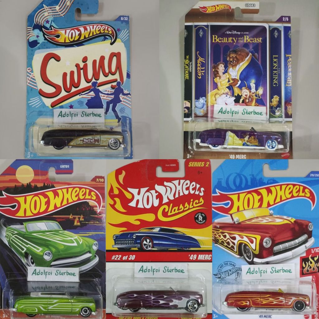 Jual hotwheels hot wheels '49 merc 1949 mercury convertible edisi swing ...