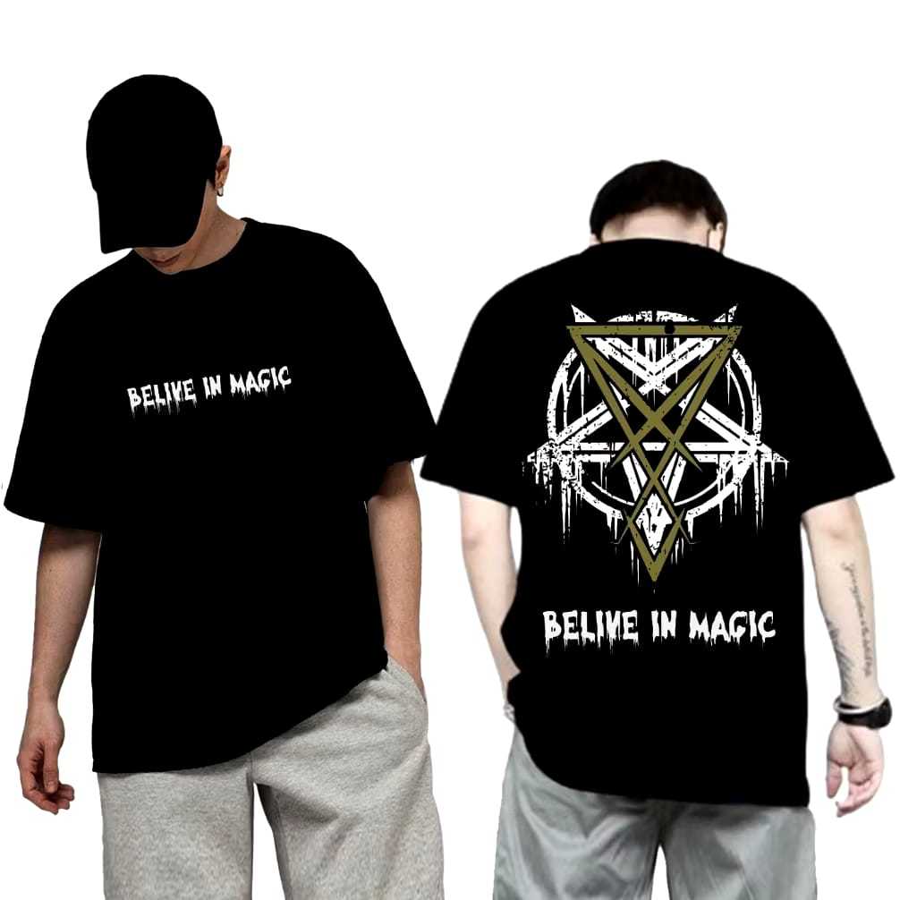 Jual BAJU KAOS KEREN BELIVE IN MAGIC BINTANG T-SHIRT PREMIUM SABLON ...