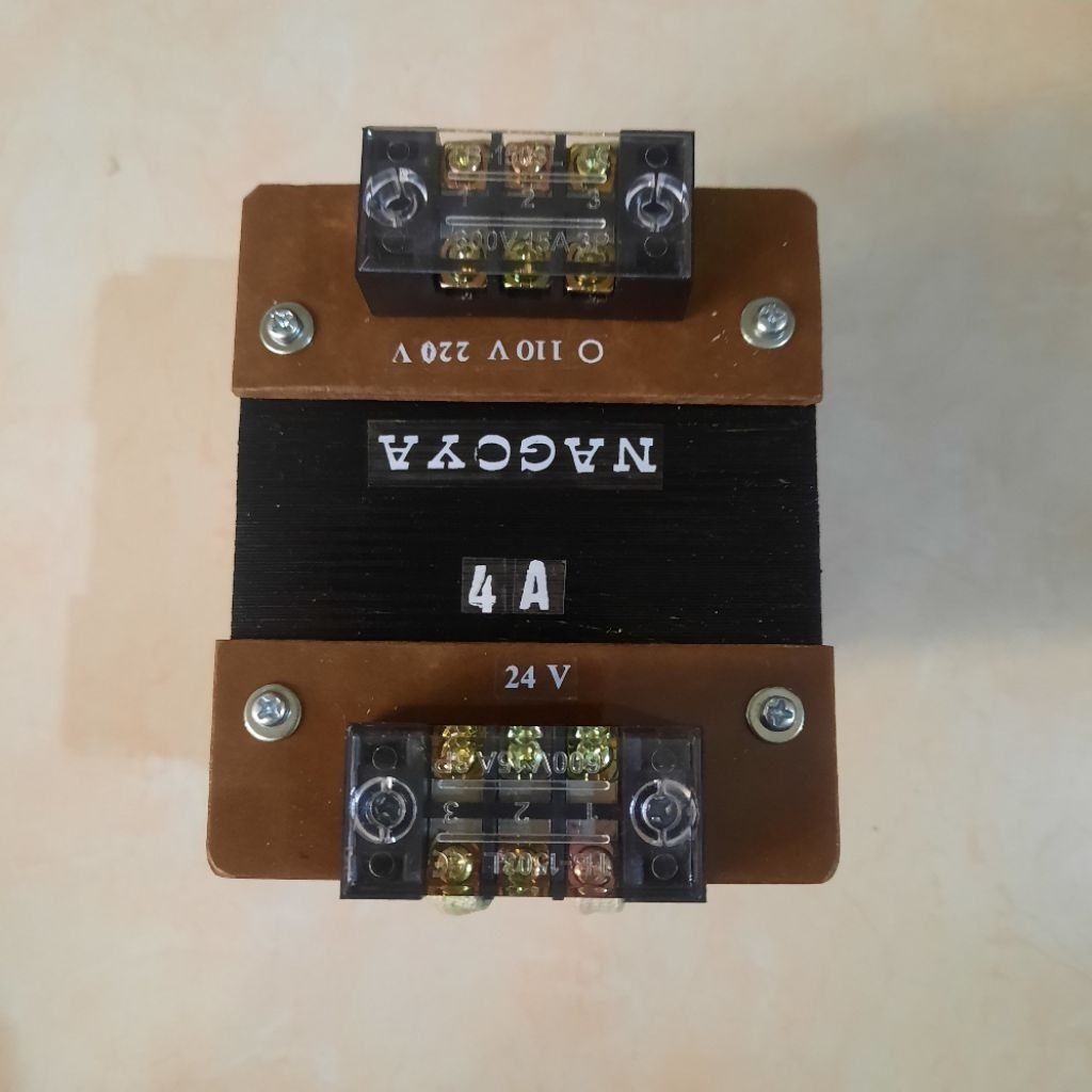 Jual trafo step down 4A 110v 220v / 24vac +terminal kaca | Shopee Indonesia