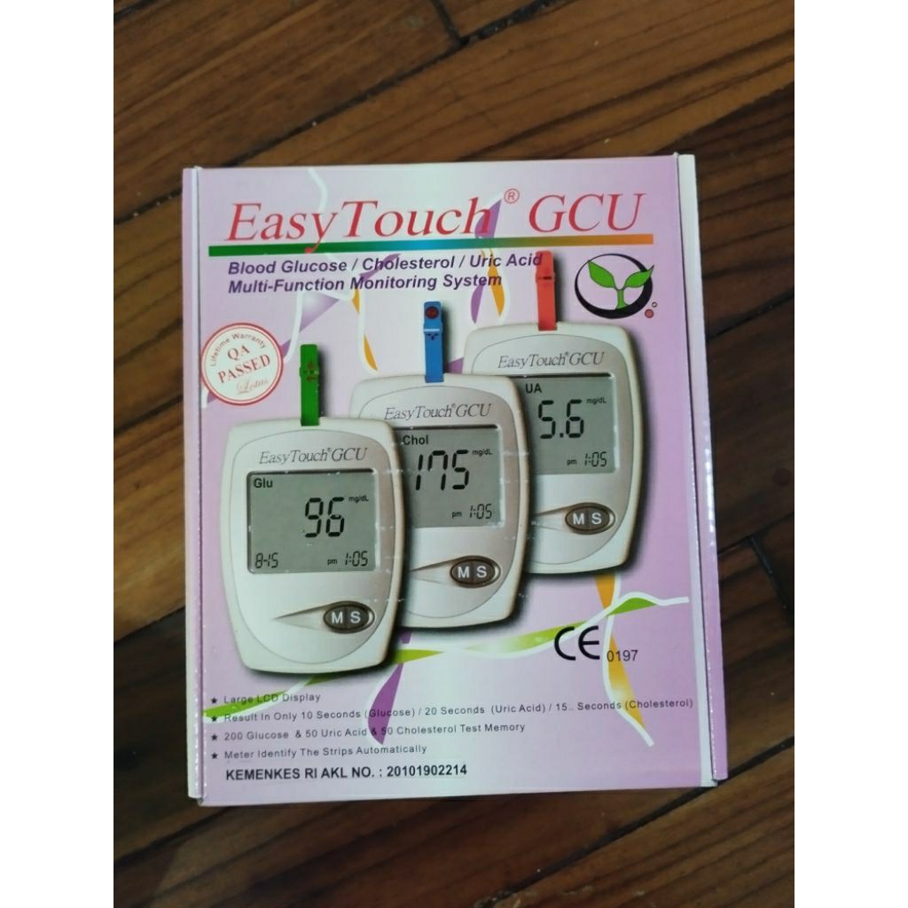 Jual Easytouch 3in1 Alat cek gula darah kolesterol dan asam urat ...