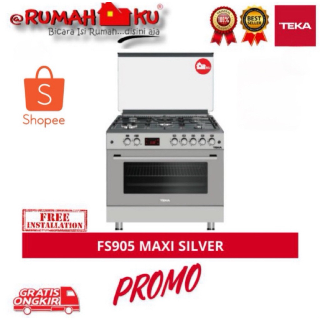 Jual Freestanding Cooker TEKA FS 905 MAXI /FS905 MAXI SILVER-Freestanding Cooker | Shopee Indonesia